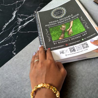 Henna Reusable Mehndi Practice Book | Roshni's Mehndi Art