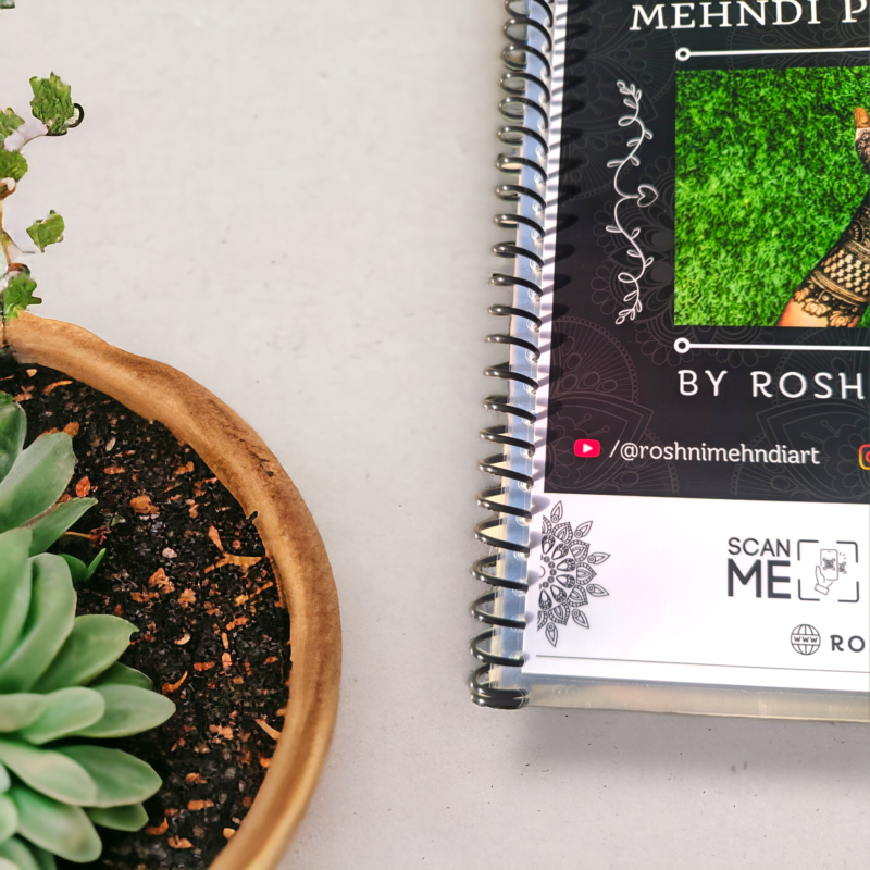 Henna Reusable Mehndi Practice Book | Roshni's Mehndi Art