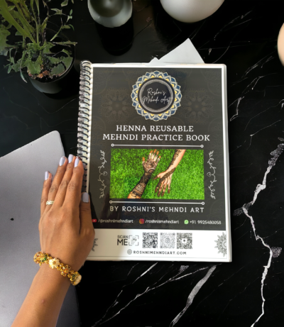 Henna Reusable Mehndi Practice Book | Roshni's Mehndi Art