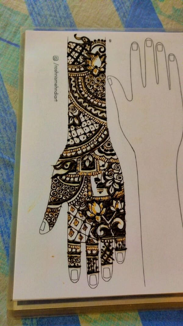 Henna Reusable Mehndi Practice Book | Roshni's Mehndi Art